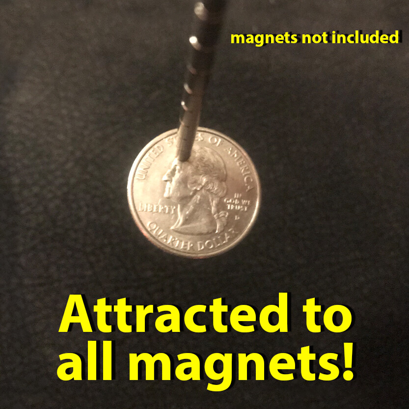 Steel Core Quarter Magic Trick Coin - Coin MAGIC Trick - Real Quarter ...