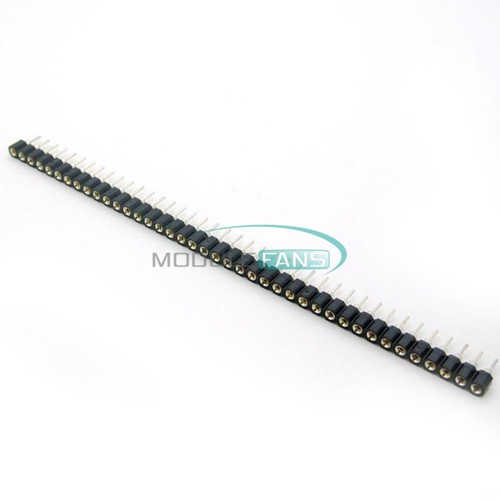 10PCS Strip Tin PCB Female IC Breakable 40pin Round Single Row Header ...
