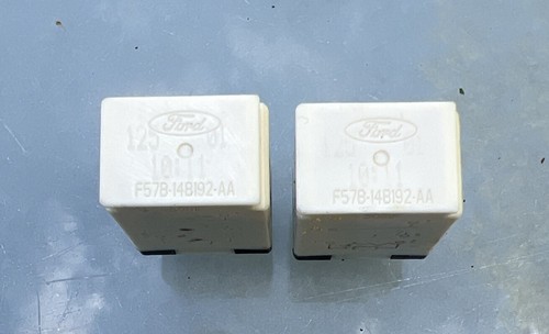 (2pcs) Ford F57B 14B192 AA 5 pin Relay White Model OEM 60 day warranty ...