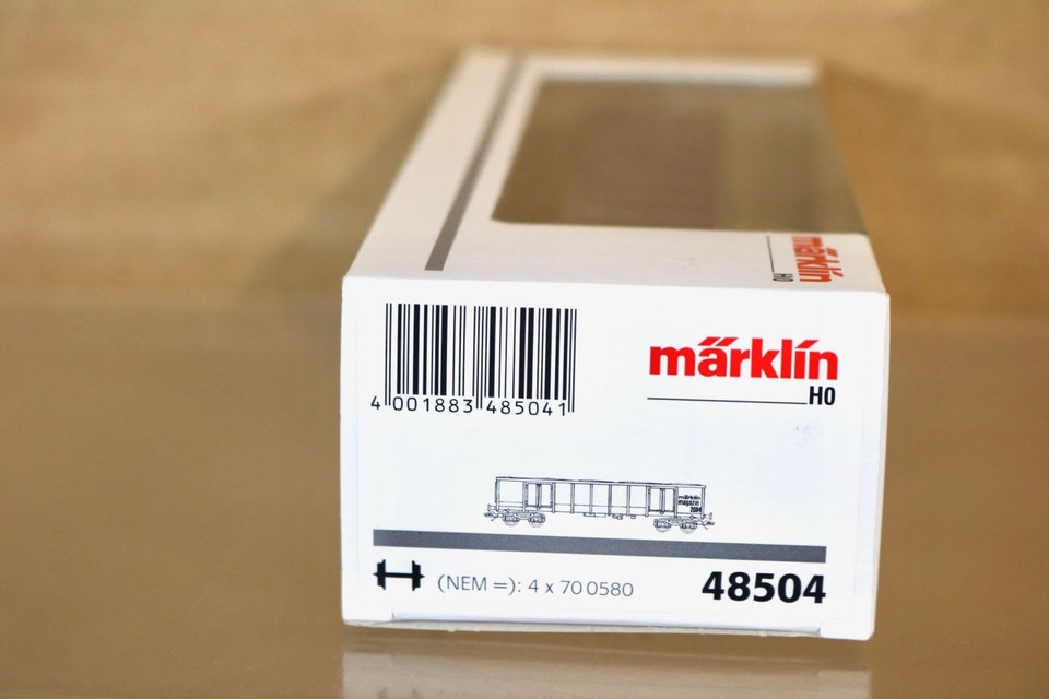 MARKLIN MäRKLIN 48504 MARKLIN MAGAZIN 2004 HIGH CAPACITY OPEN WAGON ...