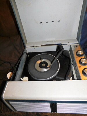 VINTAGE BUSH SRP41 SRP 41 PORTABLE RECORD PLAYER MONARCH WORKING NO ...