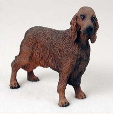 IRISH SETTER DOG Figurine Statue Painted Resin Figure | eBay
