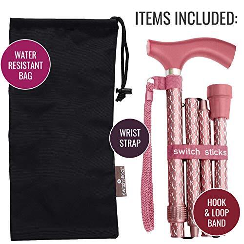 Switch Sticks Walking Cane for Men or Women Foldable and Adjustable ...