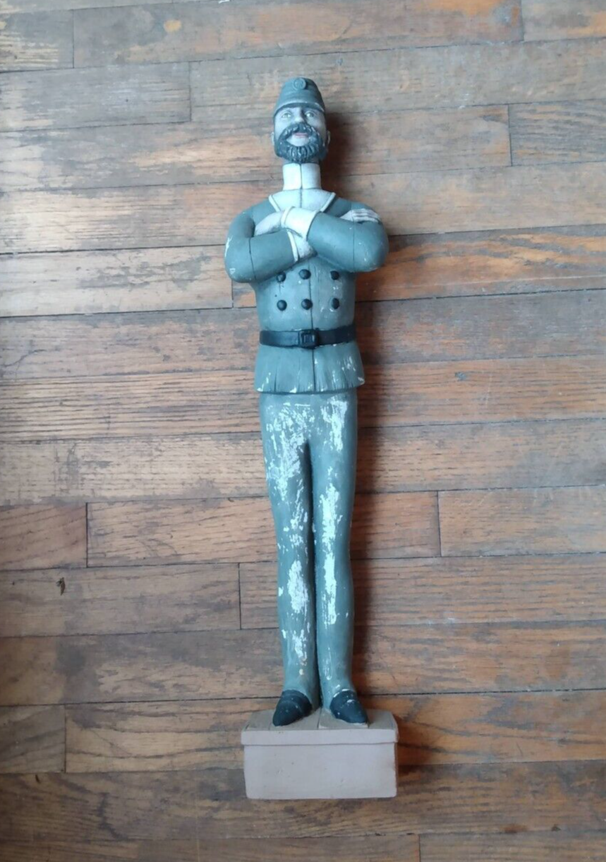 Vintage 24" Plaster/Chalkware Civil War Soldier Wall Hanging Decor ...