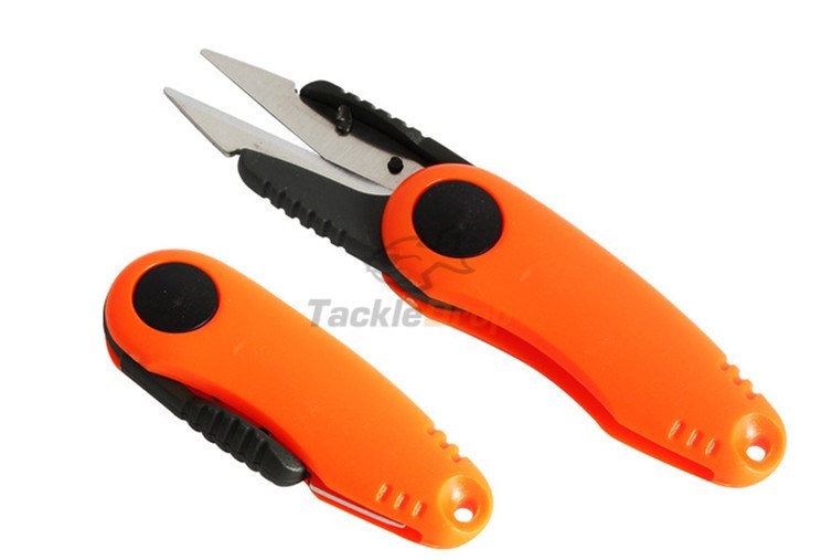 Folding Fishing Scissors Stainless Steel Fold Away Line Cutter Braid w ...