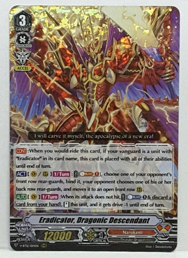 Eradicator Dragonic Descendant Full Art