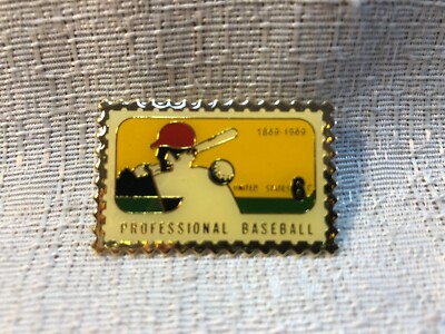 1869-1969 MLB Professional Baseball Postage Stamp Collectible Lapel Pin ...