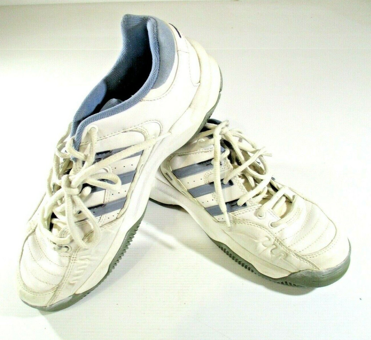Adidas Men's Ape 779001 Shoe Art No 382822 09/02 Blue & White Leather ...