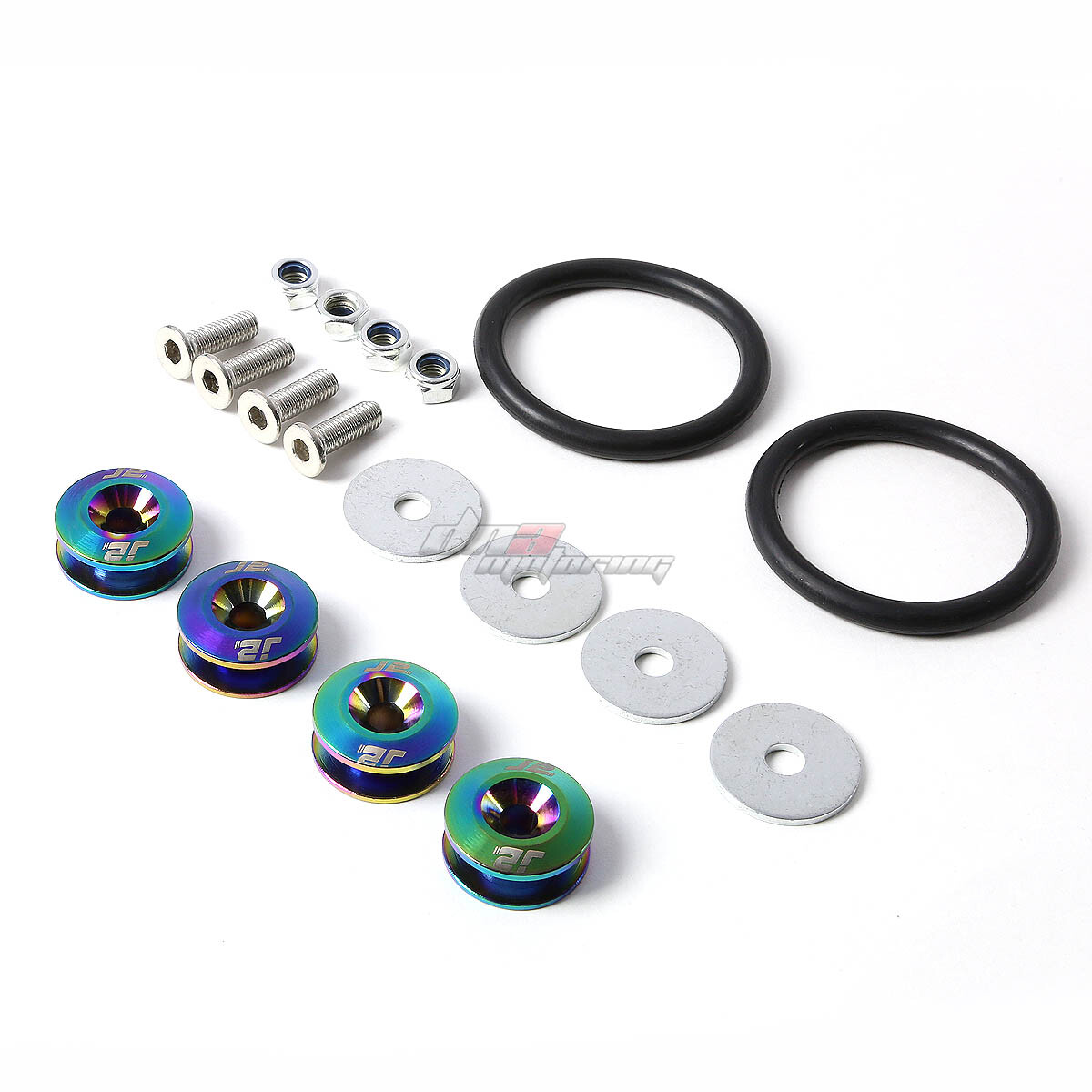Quick Release Fastener Kit Auto Dynasty J2 Engineering - Neo Chrome ...