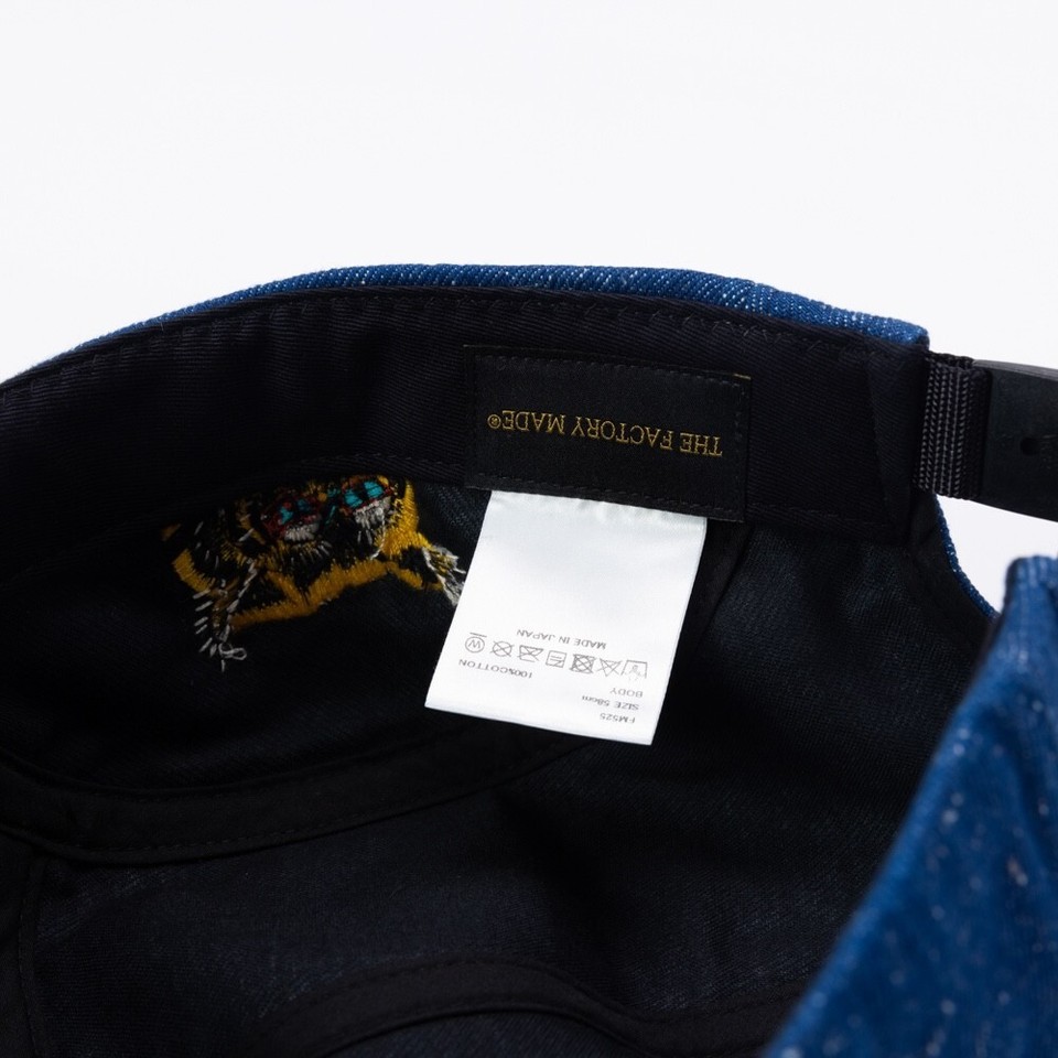 The Factory Made Made in Japan Tiger Indigo Dyed Hat Cap 7 1/4 F/S | eBay