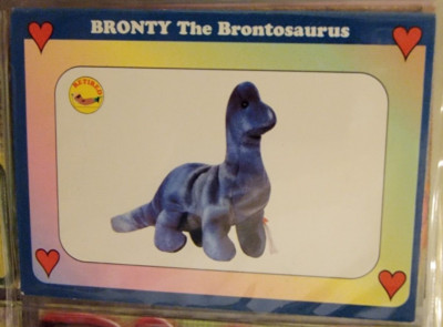 Bronty The Brontosaurus West Highland Publishing Beanie Babies ...