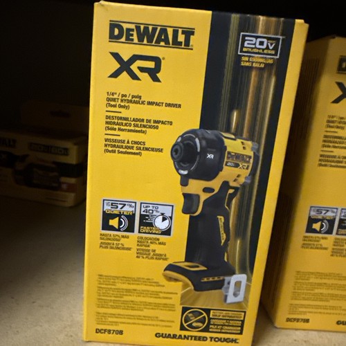 NEW DeWalt DCF870B 20V MAX Brushless Quiet Hydraulic Impact Driver USA ...