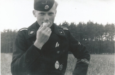 WW II German Photo ----- Tank Officer With Badges... | eBay