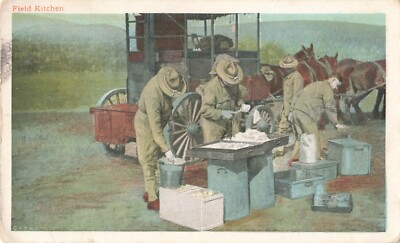 Postcard Field Kitchen Vintage Military Chow VPC01. | eBay