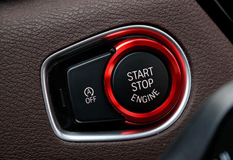 Fit For BMW X2 F39 2018-2021 Red Aluminum Engine Start Stop Ignition ...