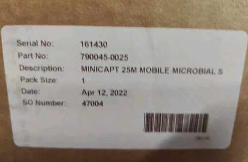 MiniCapt Mobile Microbial Air Sampler 25M | eBay