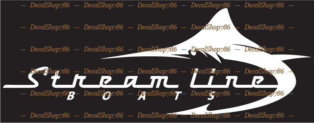 Streamline Boats - Outdoor Sports - Vinyl Die-Cut Peel N' Stick Decals ...