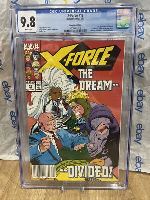 X-Force #19 CGC 9.8 1993 1st appeance of copycat Key Newsstand Comic ...
