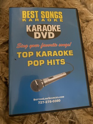 DVD Karaoke by Bottom Line Sources 26"Best Songs Pop Hits" RARE | eBay
