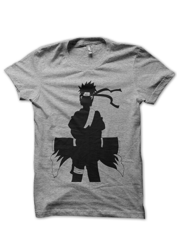 NARUTO GREY TEE SIZE S-5XL | eBay