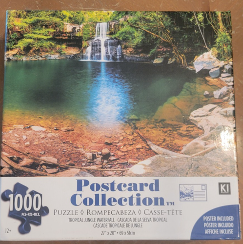 Jigsaw puzzle 1000 piece Landscape Tropical Jungle Postcard Collection ...