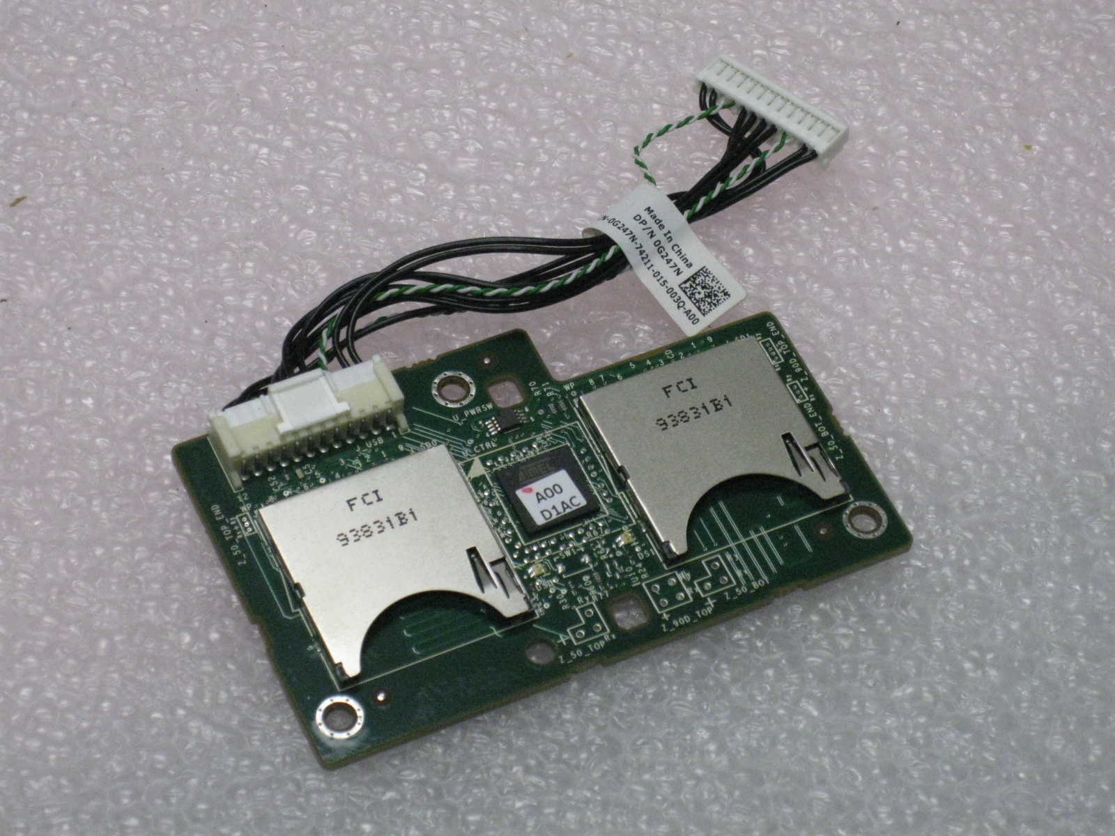 NEW DELL FLASH MEMORY READER, DUAL INTERNAL FLASH CARD READER G247N ...