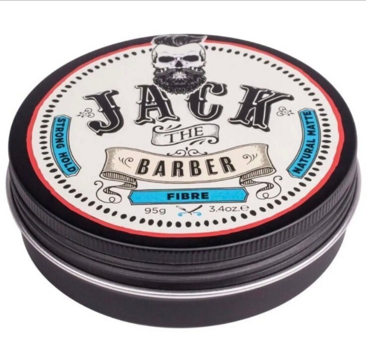2x Jack The Barber Men Hair Styling Fiber Strong Hold Natural Matte 95g ...