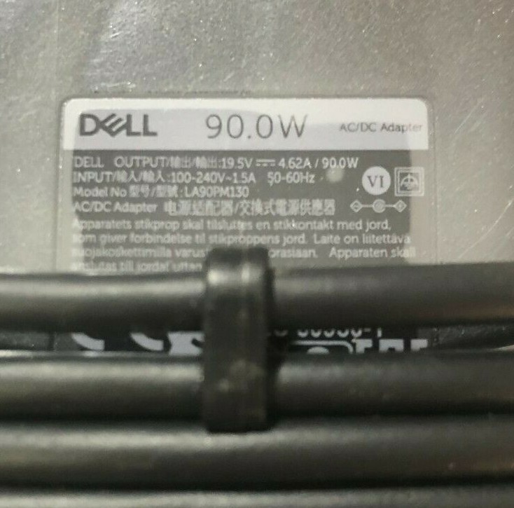 DELL - LA90PM130 - 90W AC Adapter - No Wall Plug - NEW | eBay