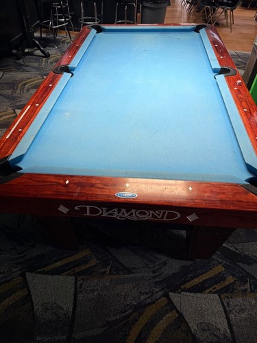 DIAMOND 7 foot coin operated POOL TABLE BILLIARD TABLE WITH EXTRAS ...