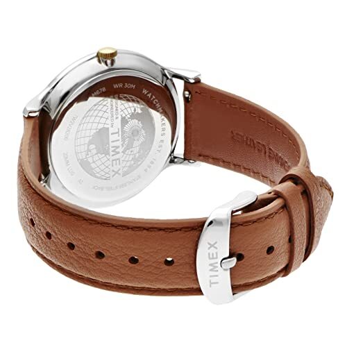 [TIMEX] Watch Gallery Cream Dial Quartz 40MM TW2V28200 Men's Brown | eBay