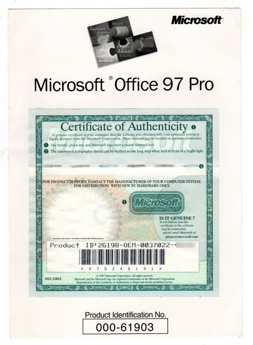 Microsoft Office 97 Logo