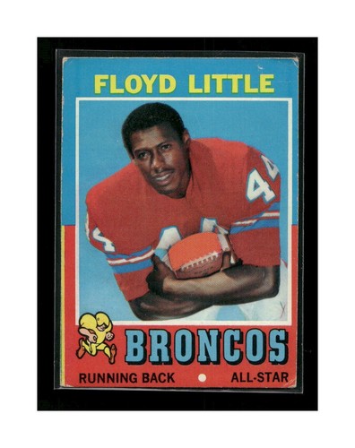 1971 Topps Floyd Little Football Denver Broncos #110 VG | eBay