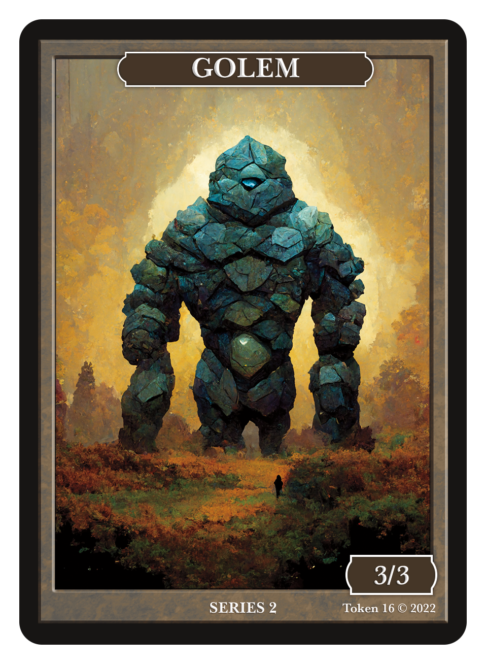 Golem 3/3 Token Givememana Tokens Series 2 Magic the Gathering MTG | eBay