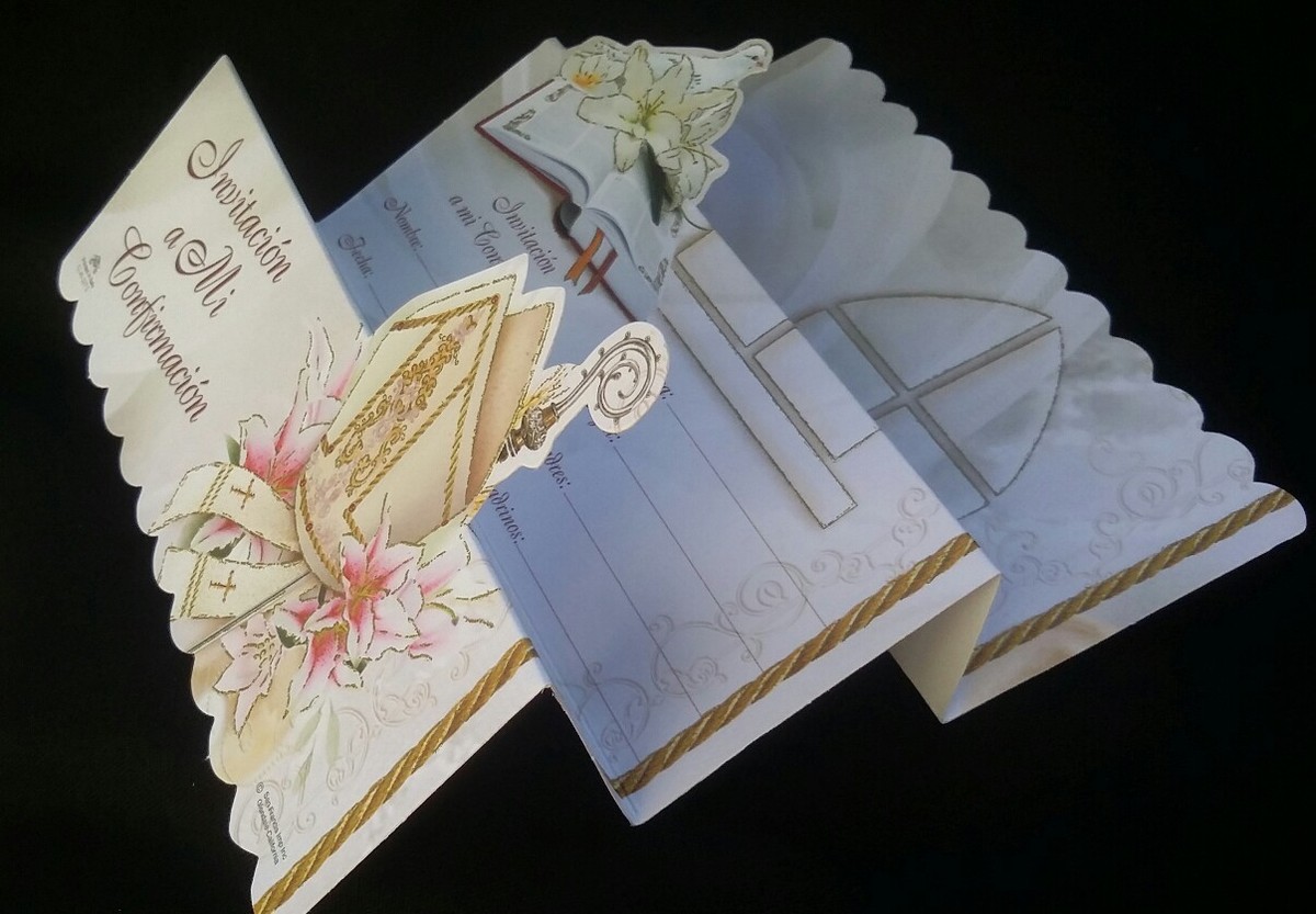 Confirmation Boy Invitation In Spanish