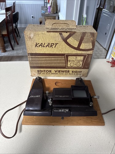 Vintage Kalart 8mm Film Movie Editor Viewer Eight w Original Box 1960's ...