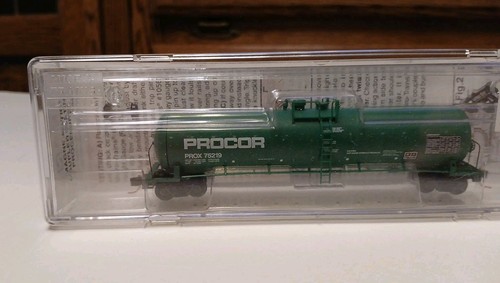 N-Scale Procor 56' Single Dome Large Size Tanker Train Micro-Train ...