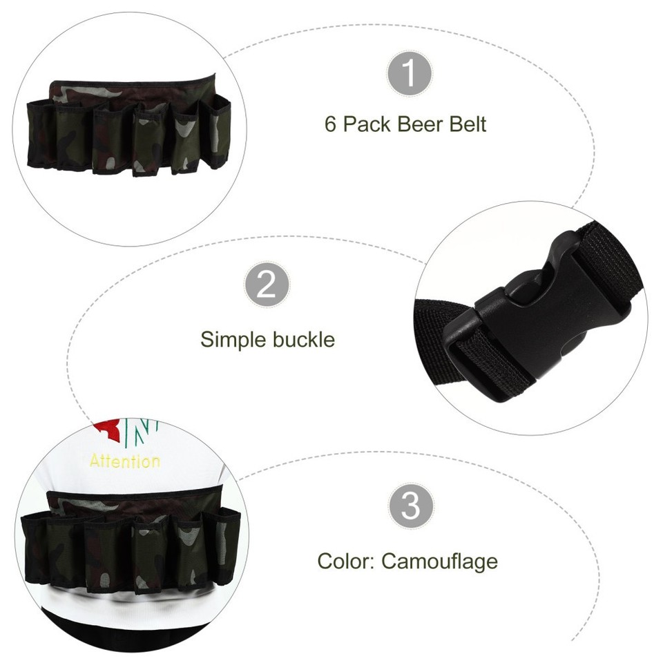 Beer Containing Belt Beverage Can Waist Holder Beer Belt with Waist ...