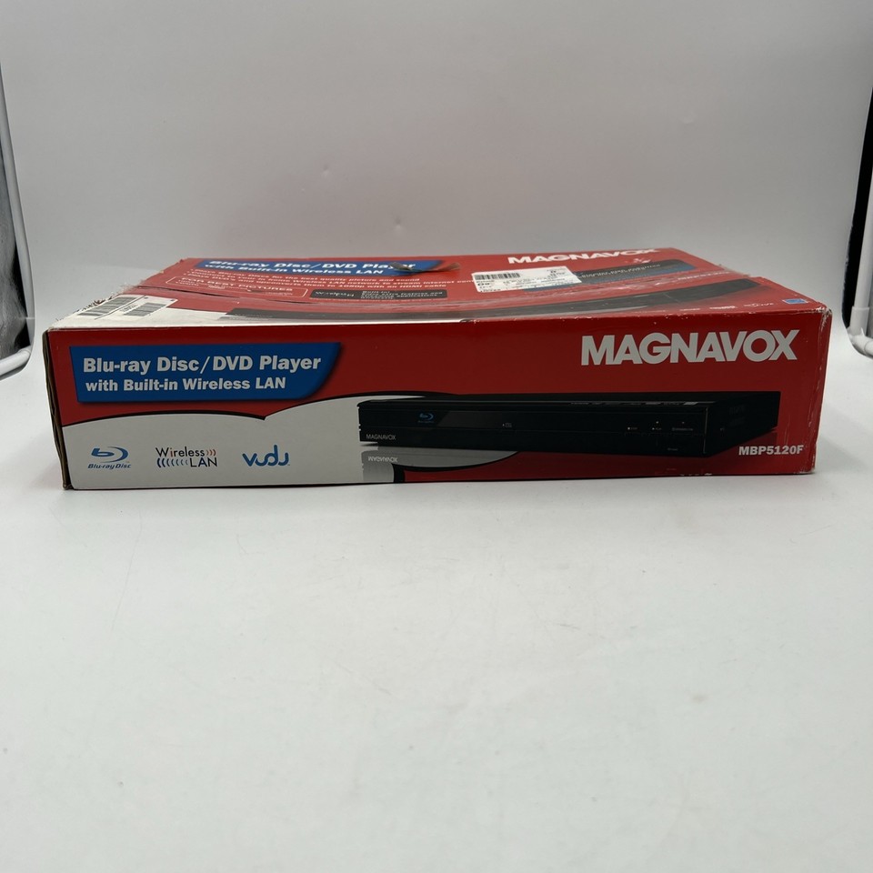 Magnavox Blu-Ray Disc / DVD Player FullHD 1080P MBP5120F New Open Box ...