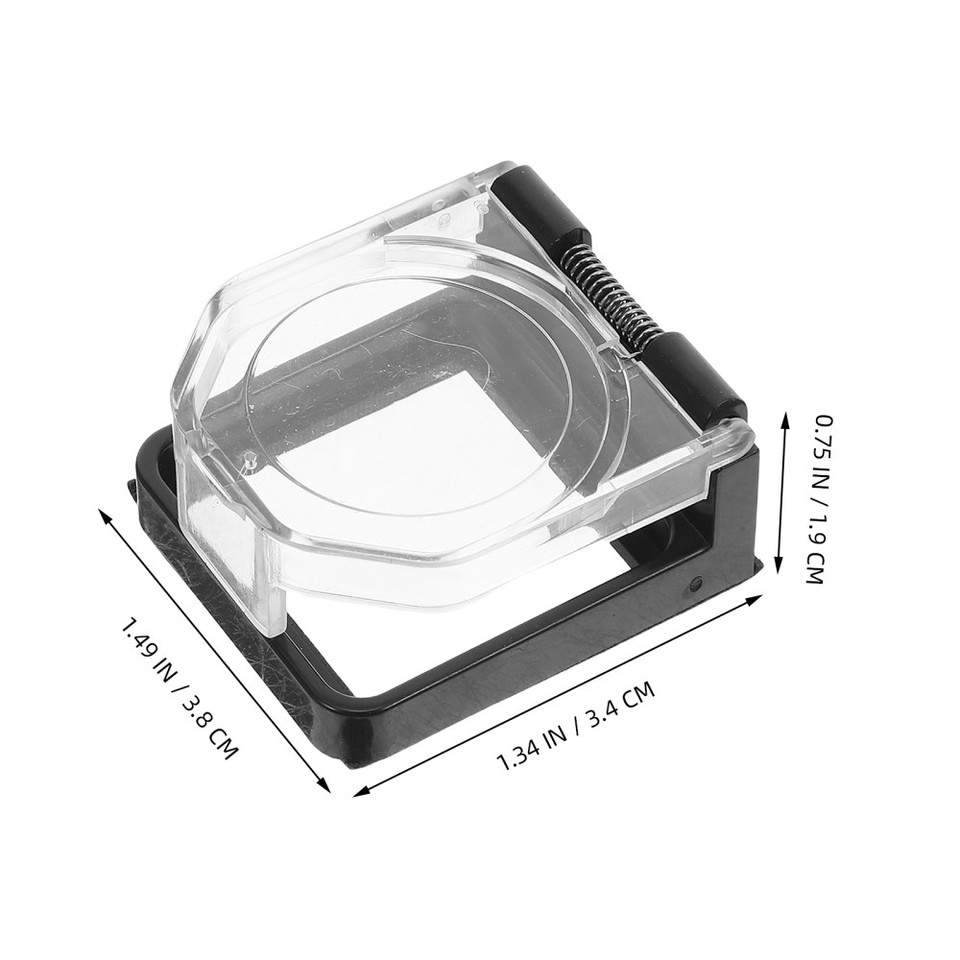 2 Pcs Push Button Switch Cover Collision Resistant Protector for 38 x ...