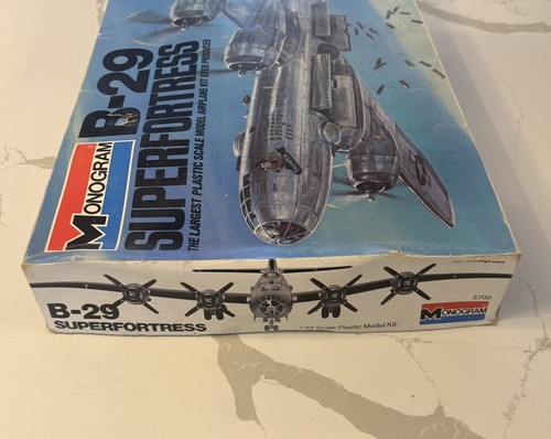 Vintage 1977 1/48 Monogram B-29 Superfortress Model Kit 5700 Complete ...