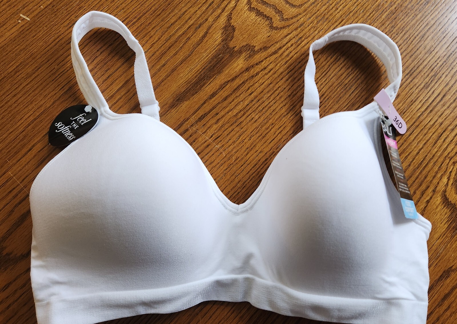 Bali Comfort Revolution 3463 Wirefree Bra Size 36d White for sale ...