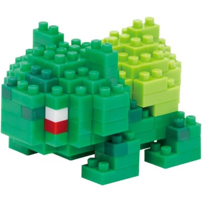 Nanoblock Pokémon - Bulbasaur - Mini Building Block Figurine Model Set ...