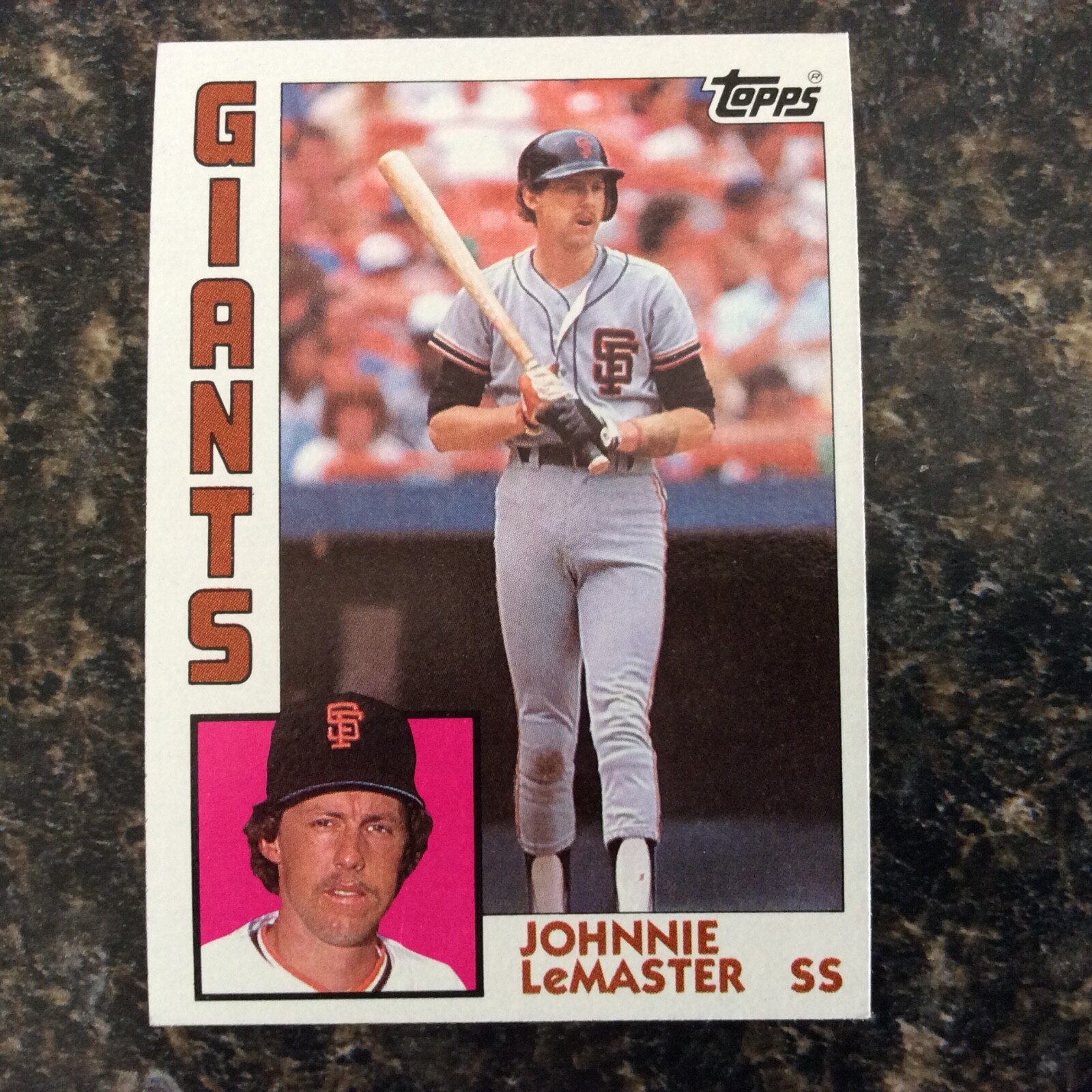 1984 Topps #663 Johnnie LeMaster San Francisco Giants | eBay