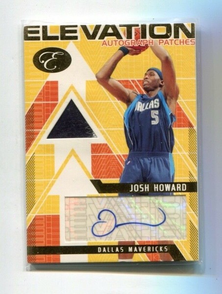 2007-08 Bowman Elevation - Autographed Patches #EAP JH Josh Howard /15 ...
