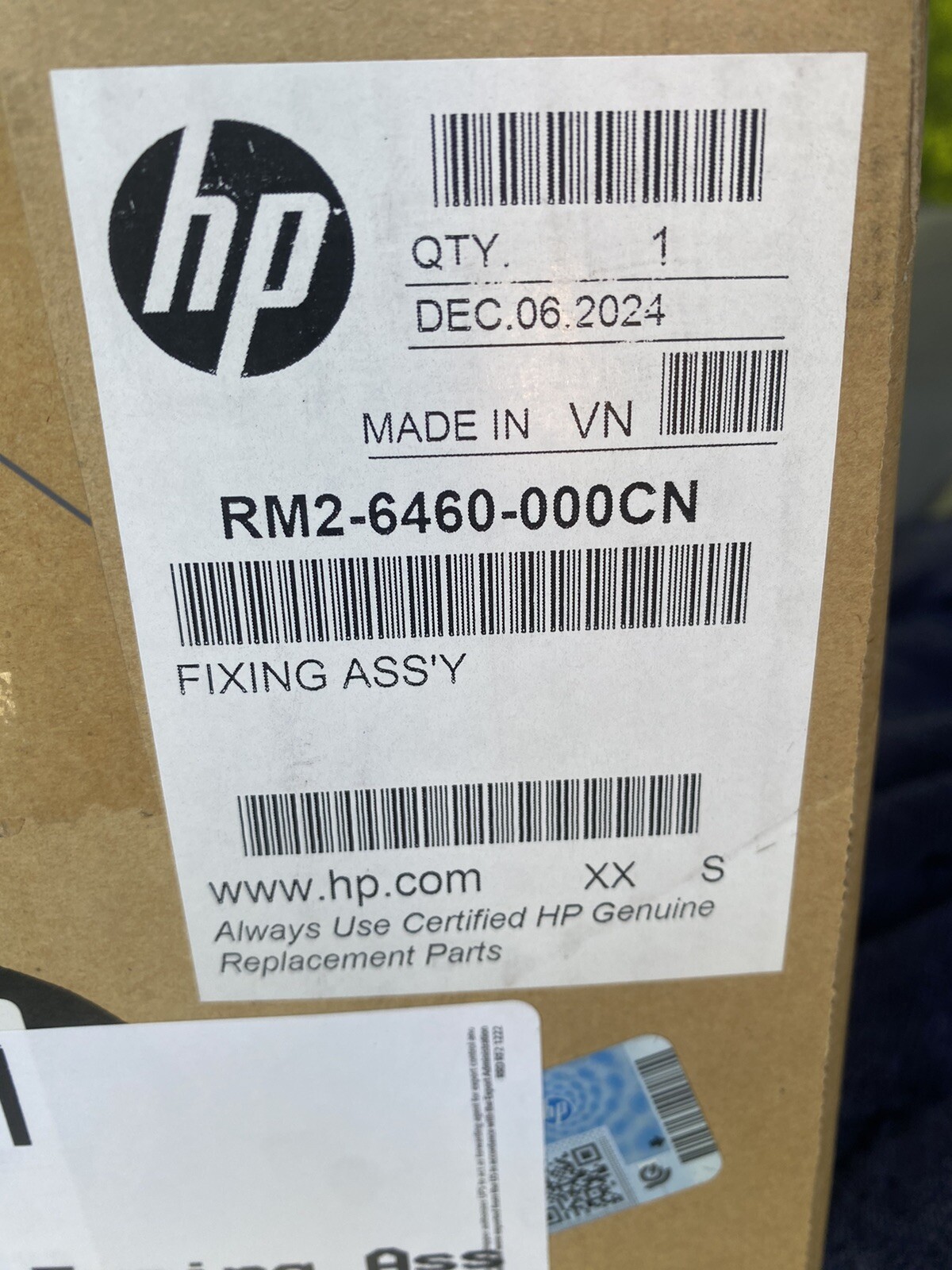 HP Fuser 110V Unit RM2-6460 LaserJet M452 M454 M477 M479 DUPLEX ONLY ...