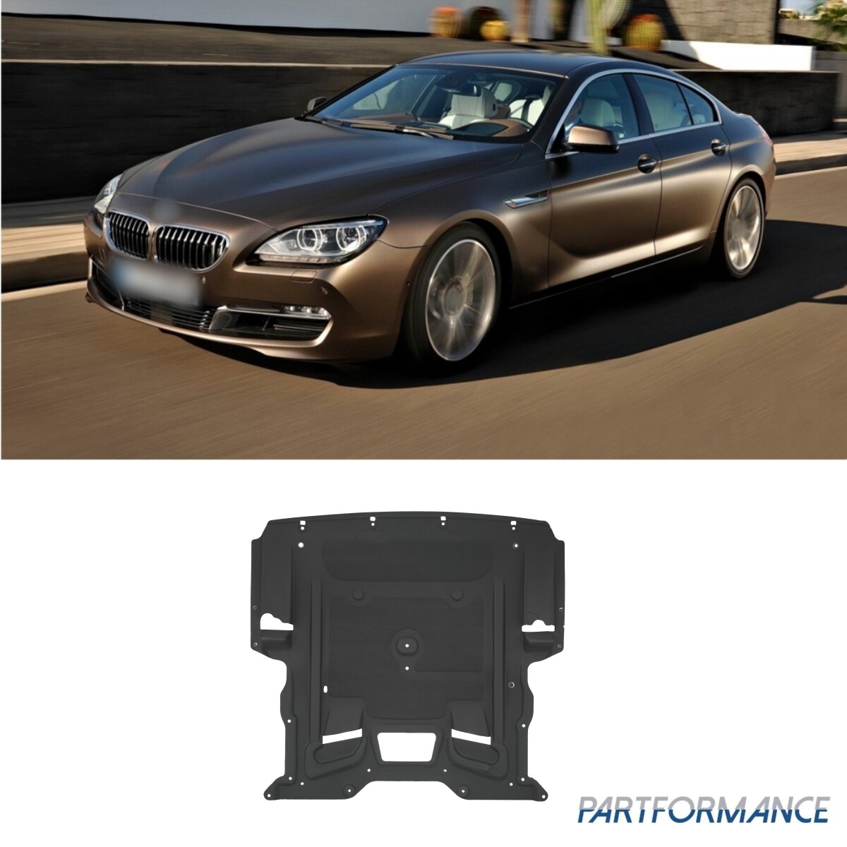 For 2011-19 BMW 528i 535i 550i 640i 750Li Engine Splash Shield Front ...