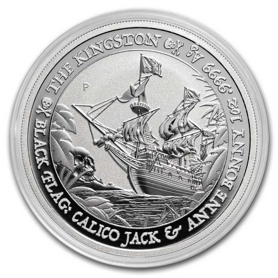 Black Flag Calico Jack Mary Bonny The Kingston 2024 1 oz Silver Coin Perth Mint | eBay