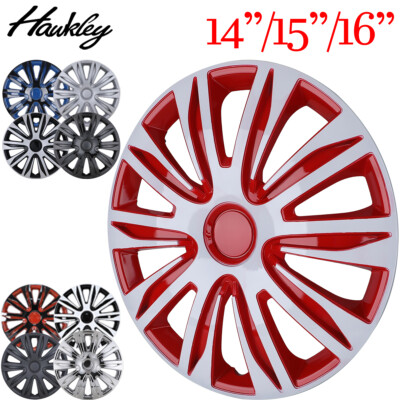 14" 15" 16" Set of 4 Wheel Covers Rim Snap On Full Hub Caps fit Tire ...
