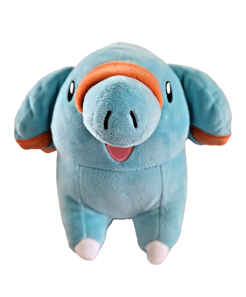 Pokemon Phanpy Plush Toy 10" Blue Orange 2023 Nintendo Game Freak ...