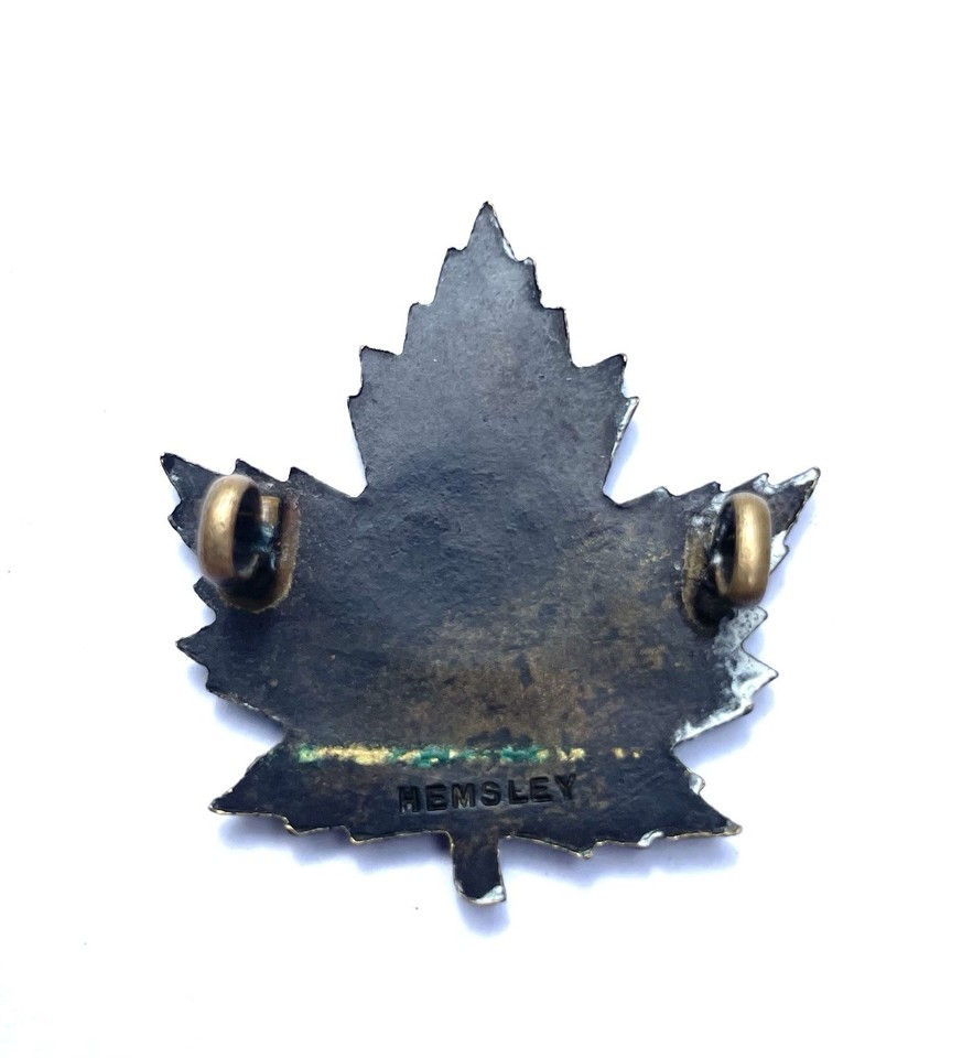 CANADA - CEF WW1 General Service Cap Badge, Type E, Hemsley | eBay